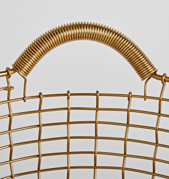 Korbo Handmade Brass Wire Basket | Rejuvenation