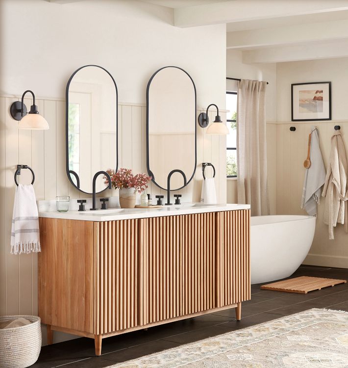 Pill Metal Framed Mirror | Rejuvenation