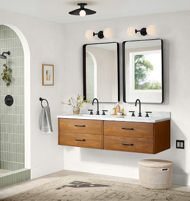 Deep Frame Rectangular Mirror | Rejuvenation