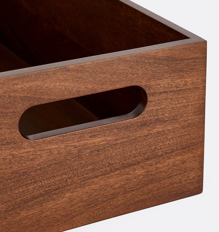 Poplar Wood Box with Lid | Rejuvenation