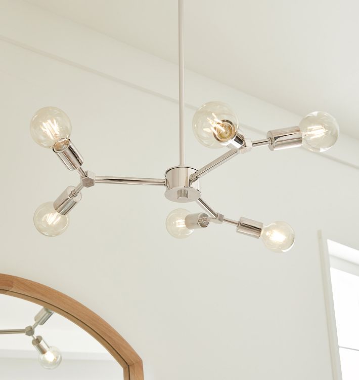 Salem 24" Bare-Bulb Chandelier | Rejuvenation