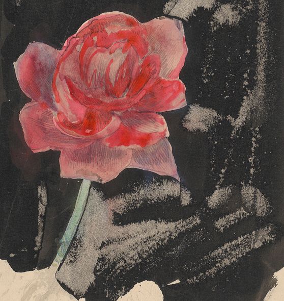 Red Rose Framed Reproduction Wall Art Print | Rejuvenation