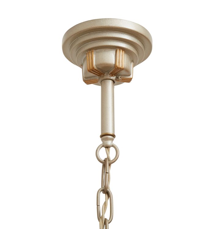 Vintage Art Deco 5-Light Slipper Shade Chandelier | Rejuvenation