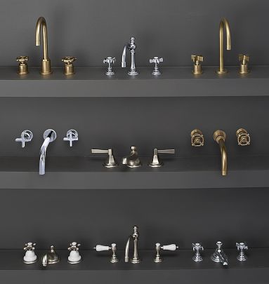 Connor Porcelain Lever Handle Widespread Bathroom Faucet | Rejuvenation