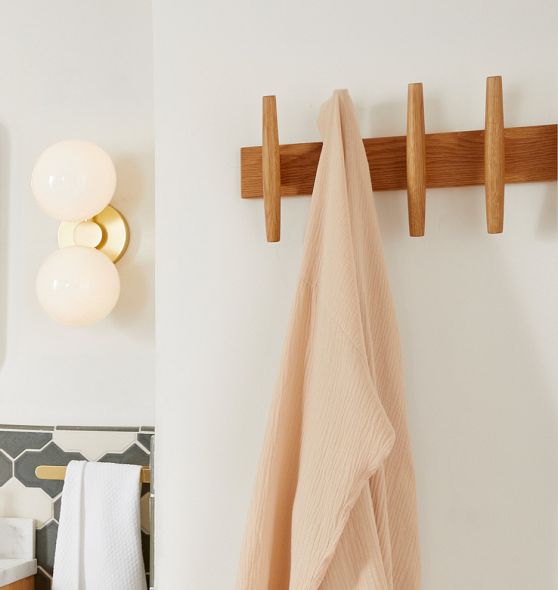 Shaw 7-Hook Rack | Rejuvenation