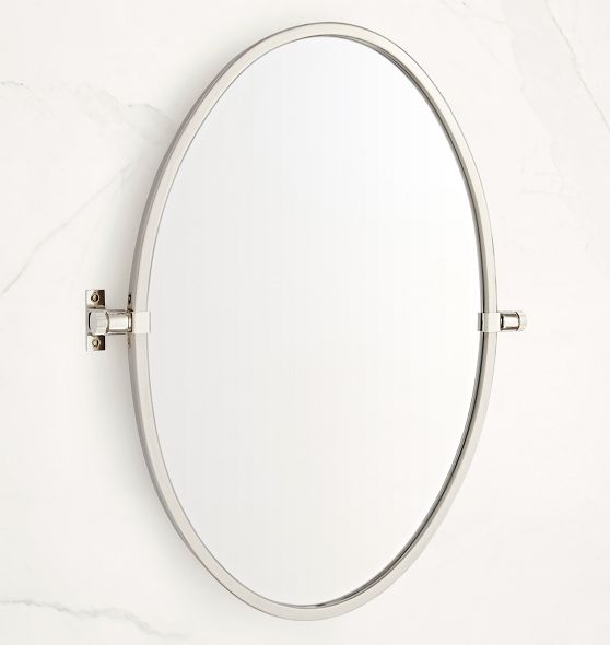 West Slope Oval Pivot Mirror | Rejuvenation