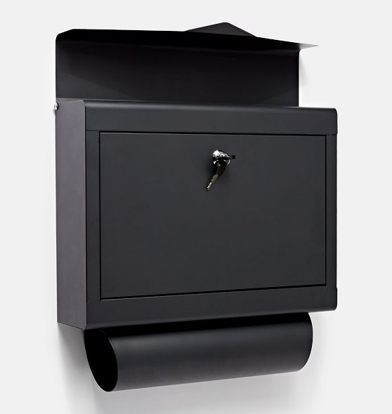 Emily Locking Wall Mounted Mailbox | Rejuvenation
