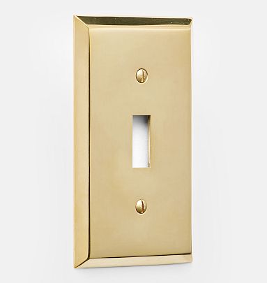 Lewis Single Toggle Switchplate | Rejuvenation