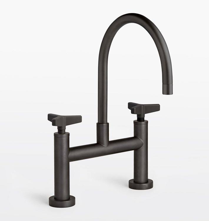 Blair Cross Handle Kitchen Faucet | Rejuvenation