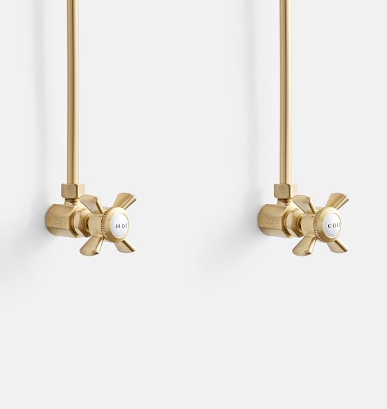 Connor Cross-Handle Faucet Supply Lines | Rejuvenation