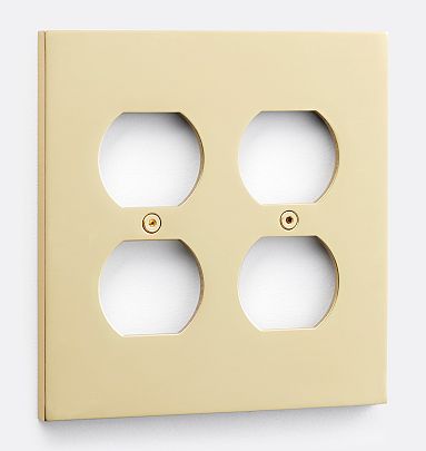 Fenton Double Duplex Switchplate | Rejuvenation
