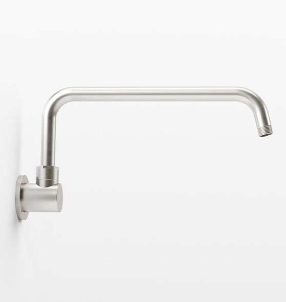 14" Wall Mount Offset Shower Arm | Rejuvenation