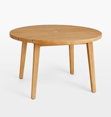 Topanga Teak Round Table | Rejuvenation