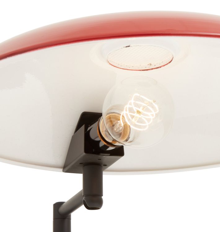 Vintage Mid-Century Desk Lamp with Pivoting Disc Shade | Rejuvenation