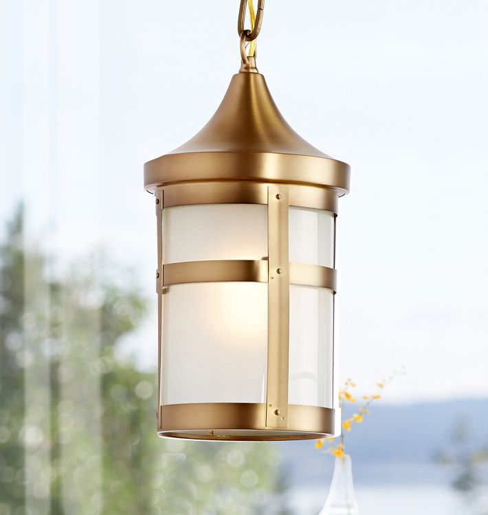 Columbia 7" Lantern Chain Pendant | Rejuvenation