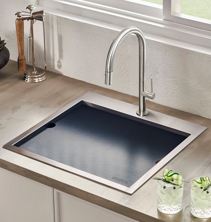 Greenley Stainless Steel Outdoor Kitchen Prep Sink | Rejuvenation