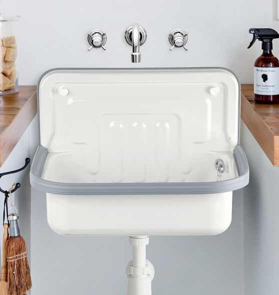 Alape Bucket Sink with Grey Trim | Rejuvenation