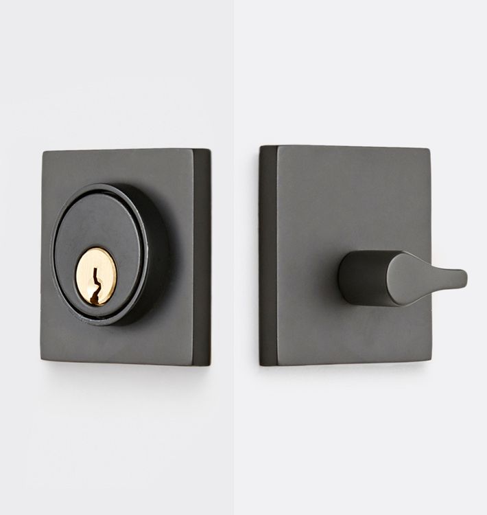 Richmond Single Cylinder Square Deadbolt | Rejuvenation