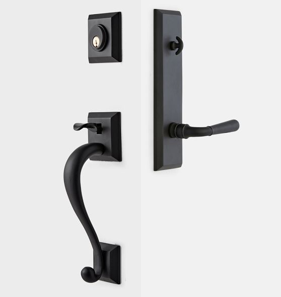 Coleman Classic Lever Exterior Door Hardware Tube Latch Set | Rejuvenation