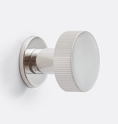 West Slope Cabinet Knob with Round Backplate | Rejuvenation