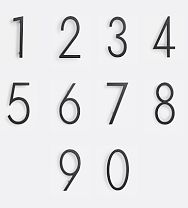 House Address Numbers | Rejuvenation