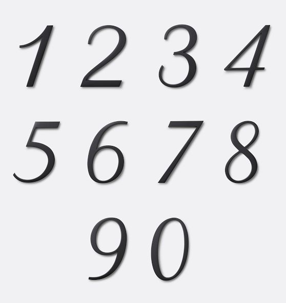 4" Joseph House Number | Rejuvenation