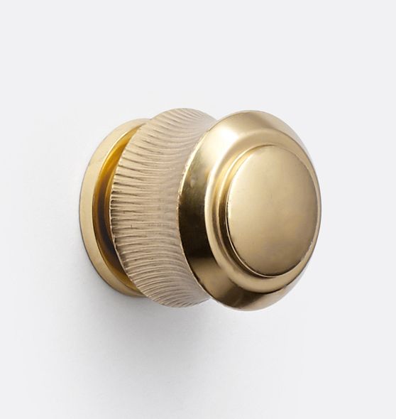Rigdon Cabinet Knob with Round Backplate | Rejuvenation