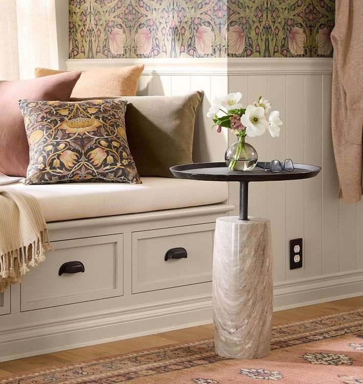 Kindra Marble Side Table | Rejuvenation