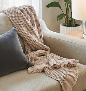 Waffle Knit Throw | Rejuvenation