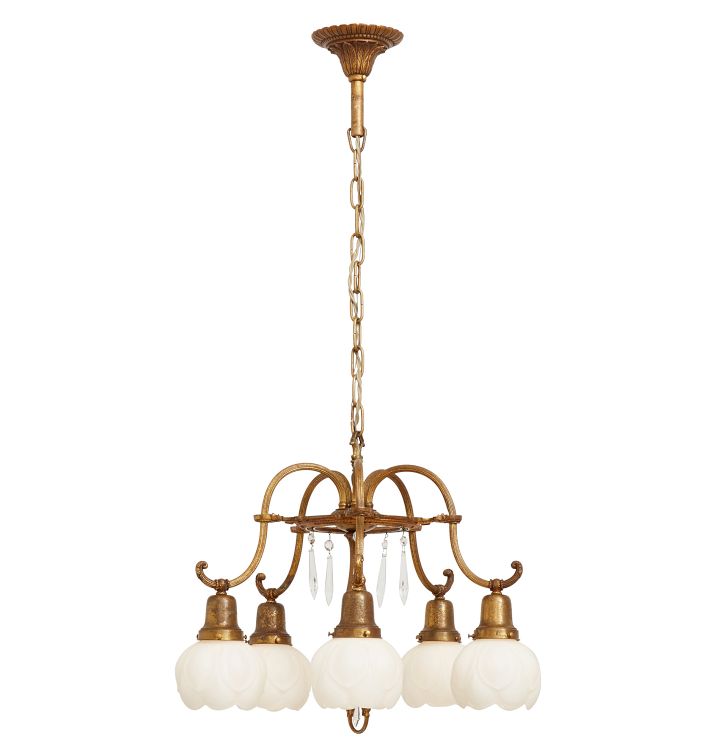 Vintage 5-Light Classical Revival Chandelier | Rejuvenation