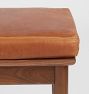 Shaw Bench with Leather Cushion | Rejuvenation