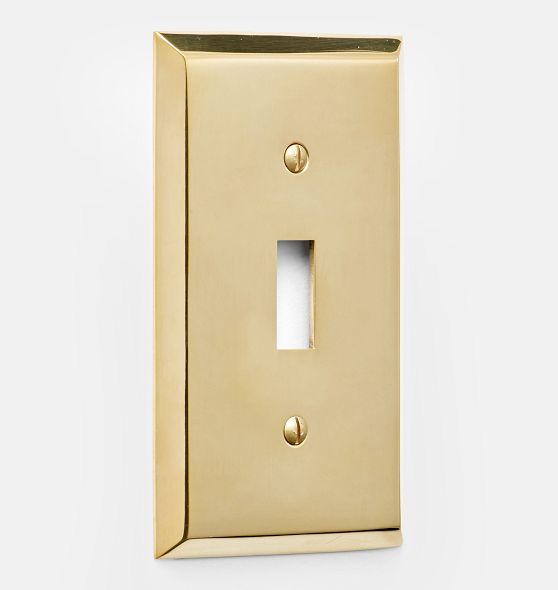 Lewis Single Toggle Switchplate | Rejuvenation