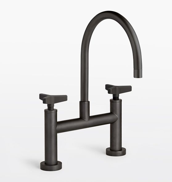 Blair Cross Handle Kitchen Faucet | Rejuvenation