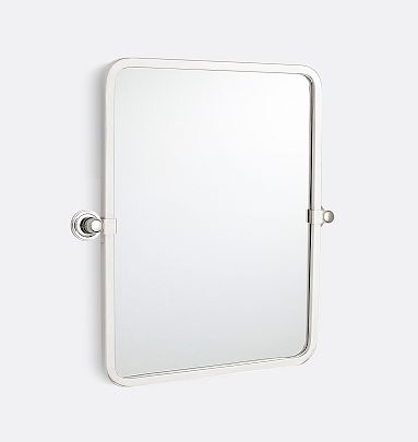 Rigdon Rounded Rectangle Pivot Mirror | Rejuvenation