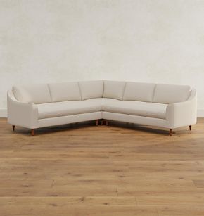 Luisa 3-Piece L-Shape Double Sofa Sectional | Rejuvenation