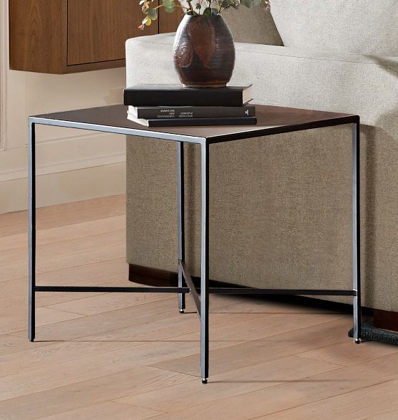 Burton Metal Side Table | Rejuvenation