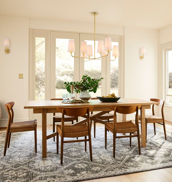 Stratford Extendable Rectangular Table | Rejuvenation