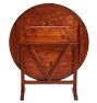 Folding French Wine Tasting Table with Cherry Finish | Rejuvenation