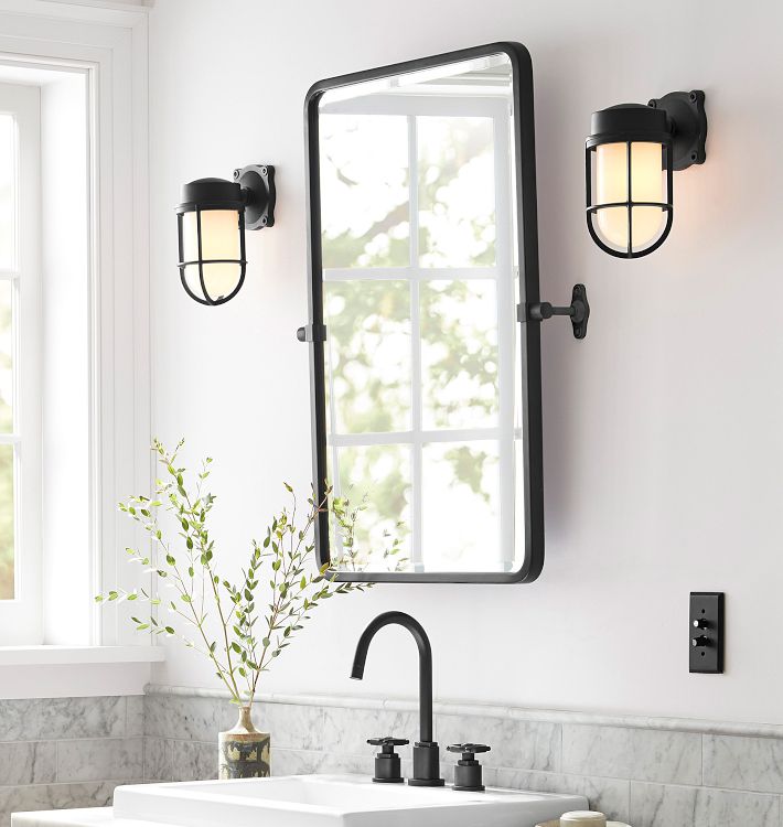 Tolson Rounded Rectangle Pivot Mirror Rejuvenation