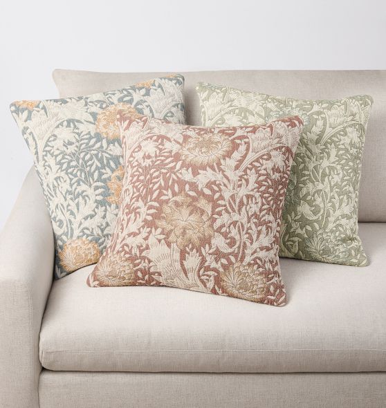 Chrysanthemum Jacquard Woven Tapestry Pillow Cover | Rejuvenation
