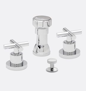 Tiburon Cross Handle Bidet Faucet Set | Rejuvenation