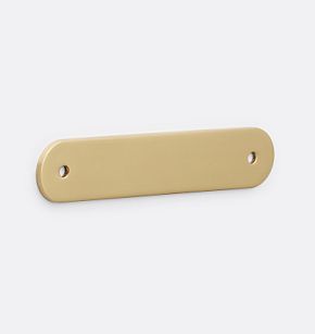 Rounded Rectangle Drawer Pull Backplate | Rejuvenation