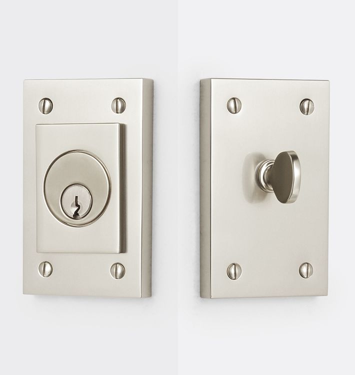 Richmond Single Cylinder Square Deadbolt | Rejuvenation