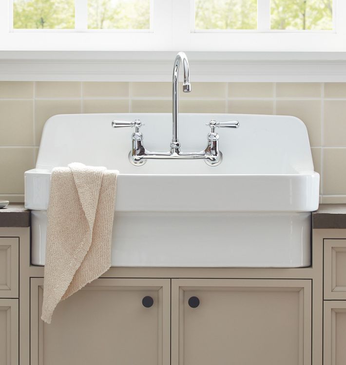 Reid Ceramic Utility Sink | Farmhouse Style Sink | Rejuvenation