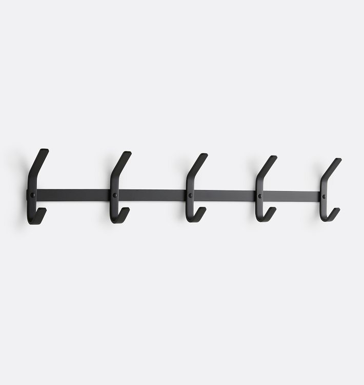 OPEN BOX: J 5-Hook Rack, Oil-Rubbed Bronze | Rejuvenation