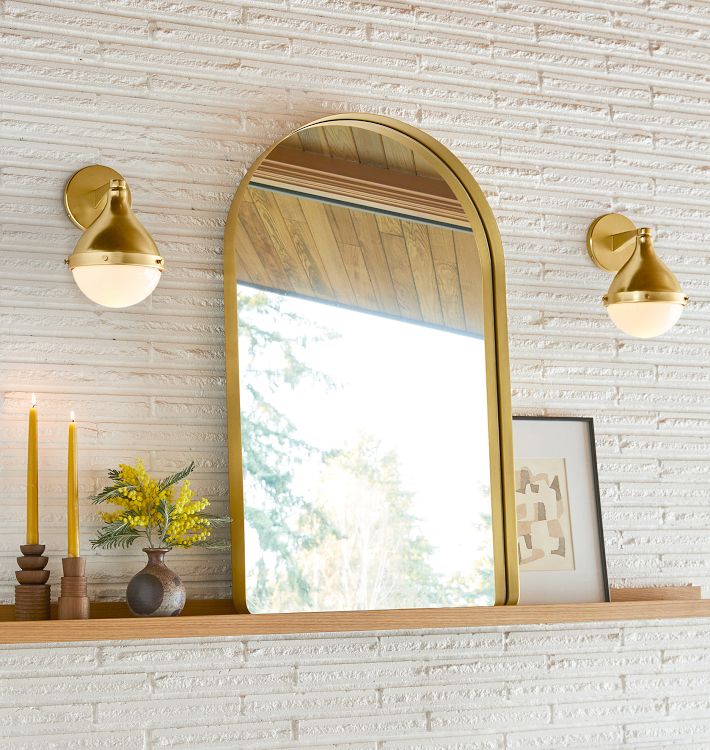 Deep Frame Arched Mirror | Rejuvenation