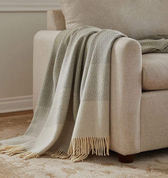 Plaid Wool Throw | Rejuvenation