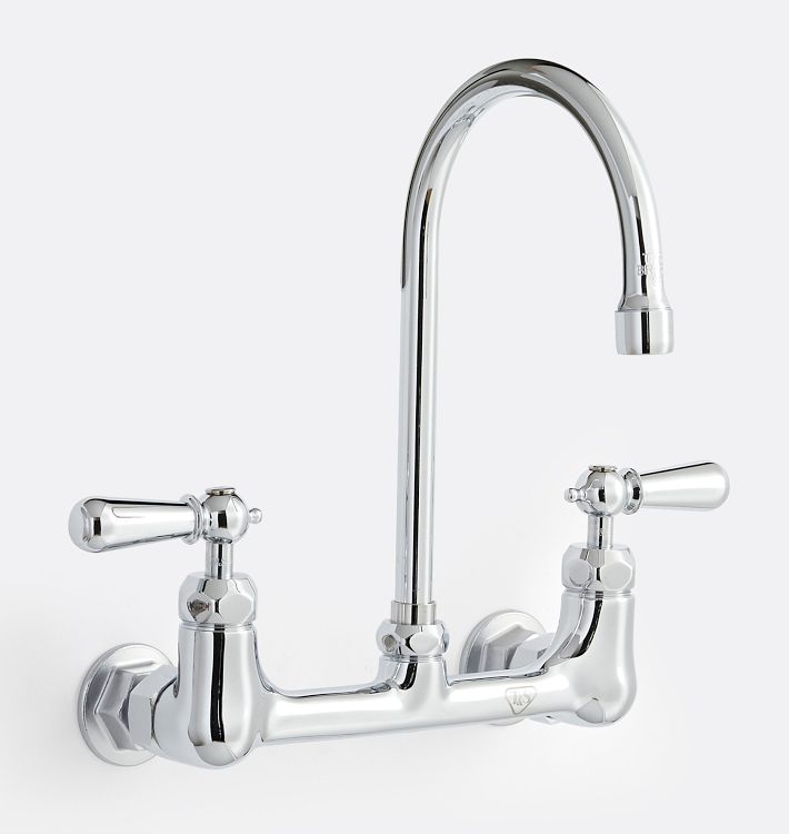 8" Low Profile Spout Wall Surface Mount Utility Faucet | Rejuvenation